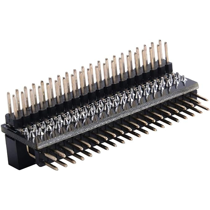 52pi 微型連接器 Raspberry Pi 40 針 GPIO 1 到 2 擴展板 2 x 20 針條形雙公頭 | 蝦皮購物
