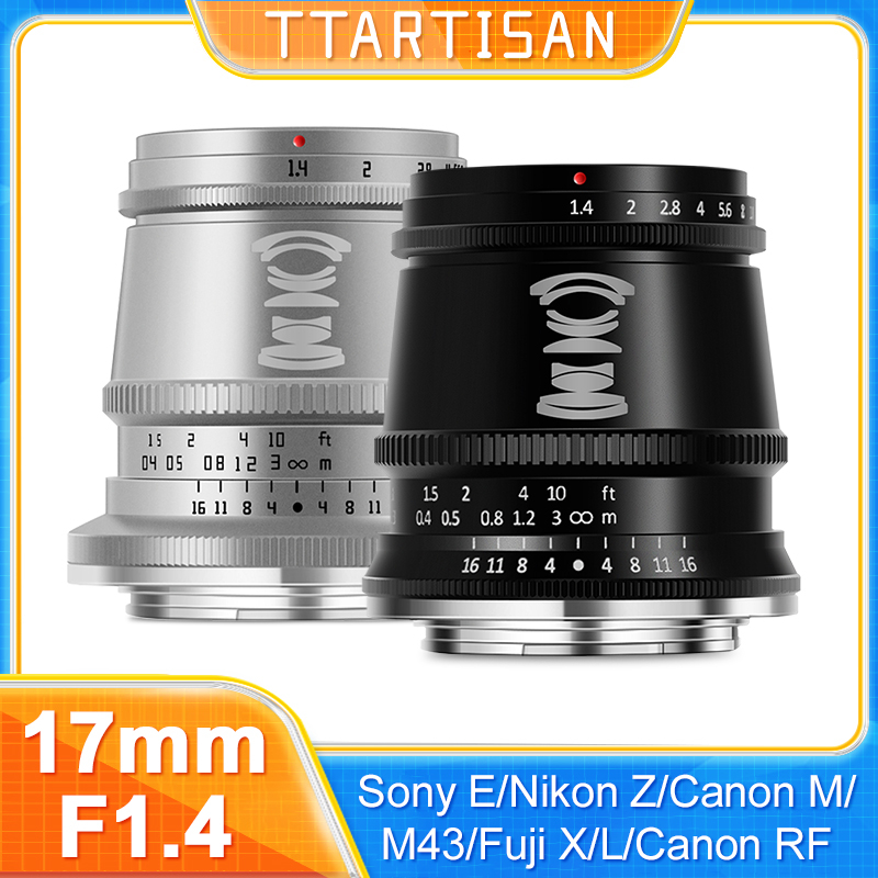 Olympus 國際牌 Ttartisan 17mm F1 4 Aps C 手動對焦相機鏡頭適用於索尼 E 富士 X 佳 蝦皮購物