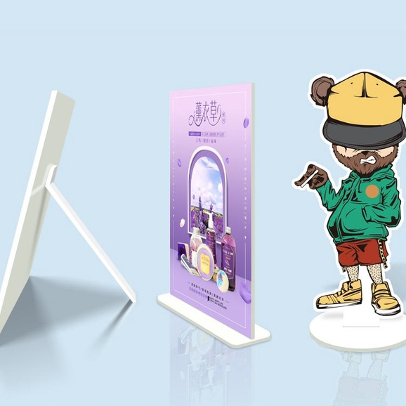 客製化【kt板】KT/PVC板 異形臺卡 展示牌 訂製 臺架二維碼 立牌 擺臺硬紙 背架 廣告桌牌 | 蝦皮購物