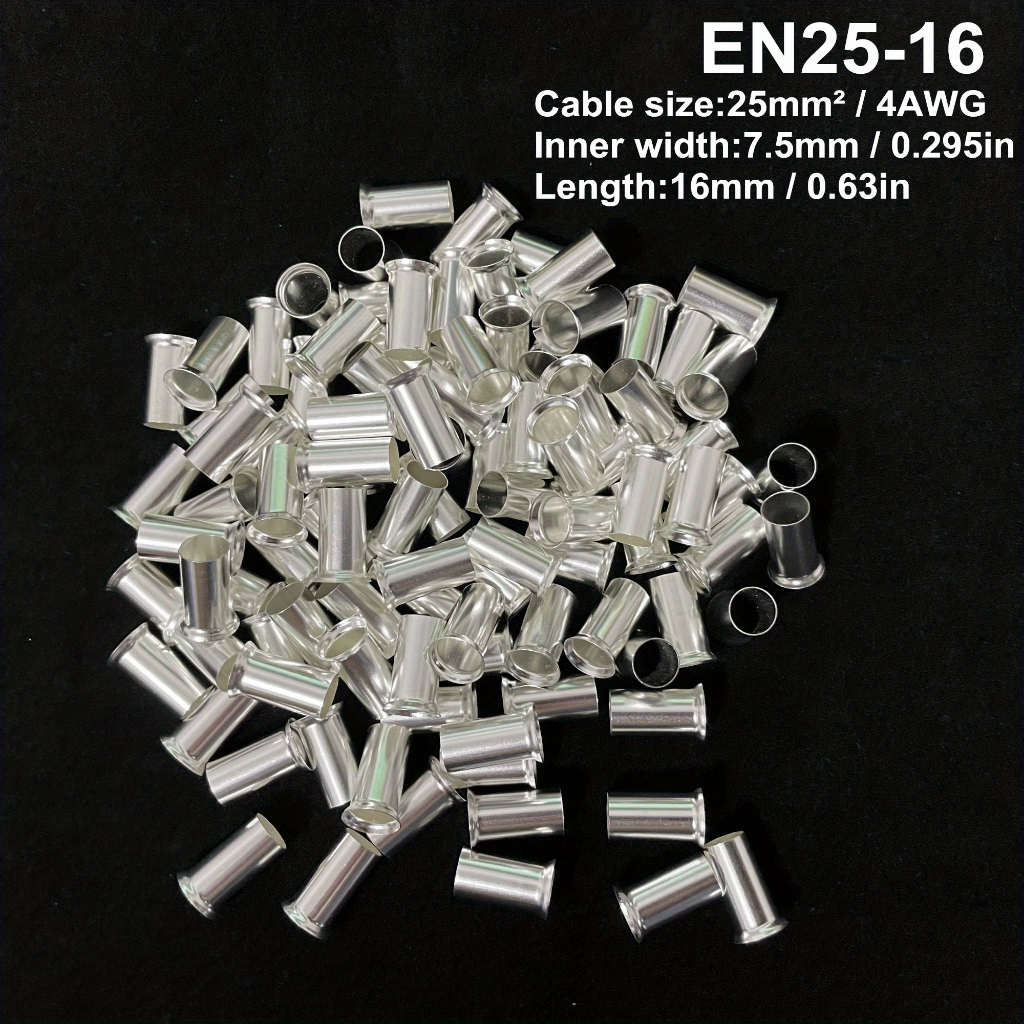 22-2 AWG 非絕緣電線連接器套圈電纜端子銅裸鍍錫壓接端子 | 蝦皮購物