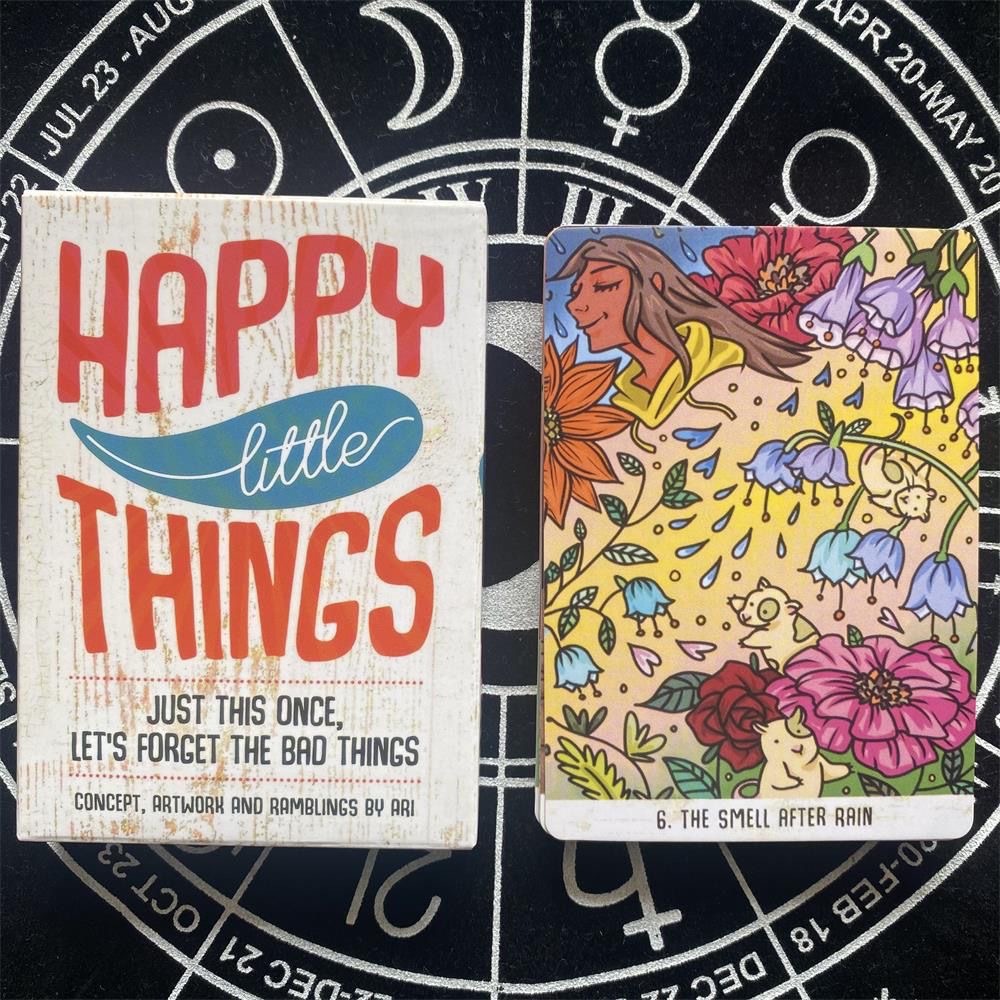 「寶時玄境」幸福時光小確幸神諭卡 Happy Little Things Oracle Cards 英文訂製桌遊牌卡 | 蝦皮購物