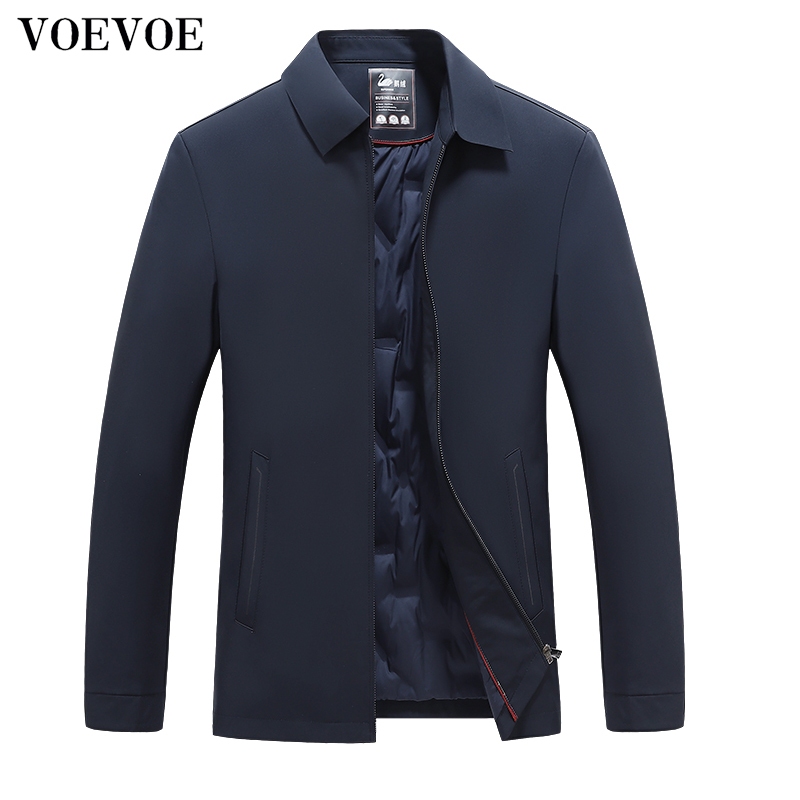 VOEVOE行政夾克 鵝絨羽絨外套 領導幹部外套 翻領外套 秋冬保暖羽絨服 商務休閒外套 中老年爸爸外套 男士外套 | 蝦皮購物