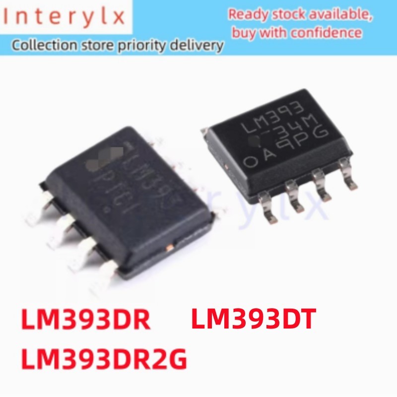 20 片 LM393DR2G LM393DR LM393DT LM393 SOP-8 LM393P DIP 全新輸入 | 蝦皮購物