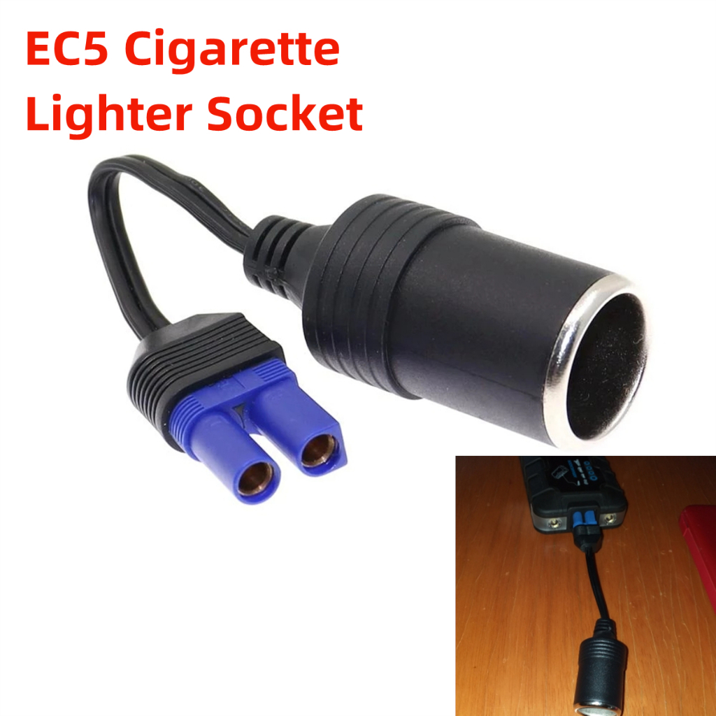 Ec5 轉點煙器插座電纜 12V DC 適配器,用於汽車電池增壓器汽車啟動器 | 蝦皮購物