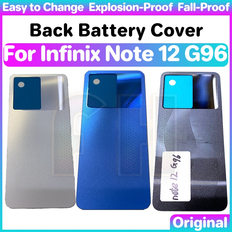 Infinix note 12 G96 X670 後殼玻璃門後殼玻璃的背面電池蓋玻璃外殼 | 蝦皮購物