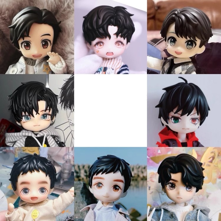 ob11 ob22 娃頭 gsc 頭髮 龔俊 朱一龍 肖戰 通用頭 | 蝦皮購物