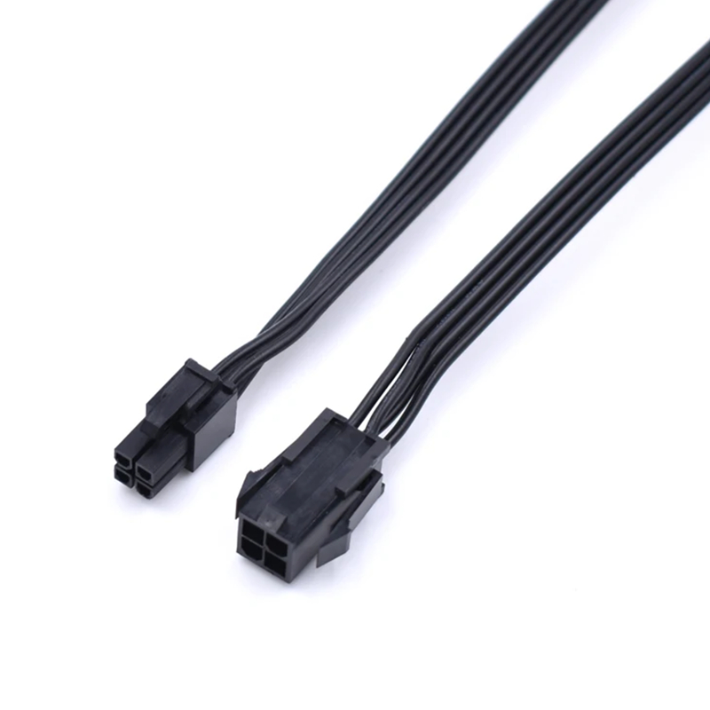 4Pin PC 電纜 CPU 電源延長線電纜桌面 4 針 4P ATX 電源公對母連接器電纜 20cm UL 18AWG | 蝦皮購物