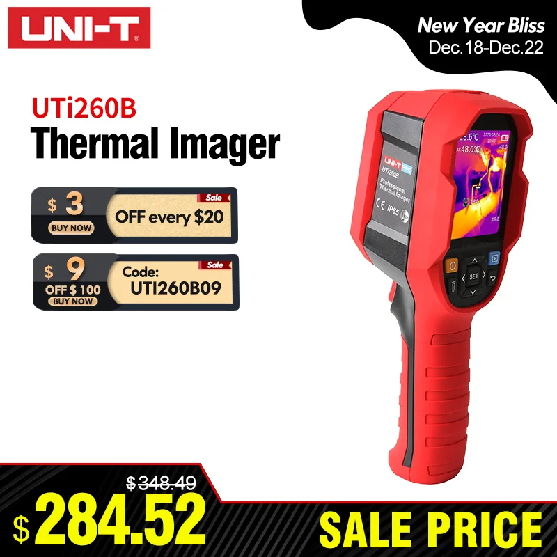 Uni-t UTI260B 高清 256X192 像素工業熱像儀攝像頭 UTI260A 溫度成像電路電氣維護 | 蝦皮購物