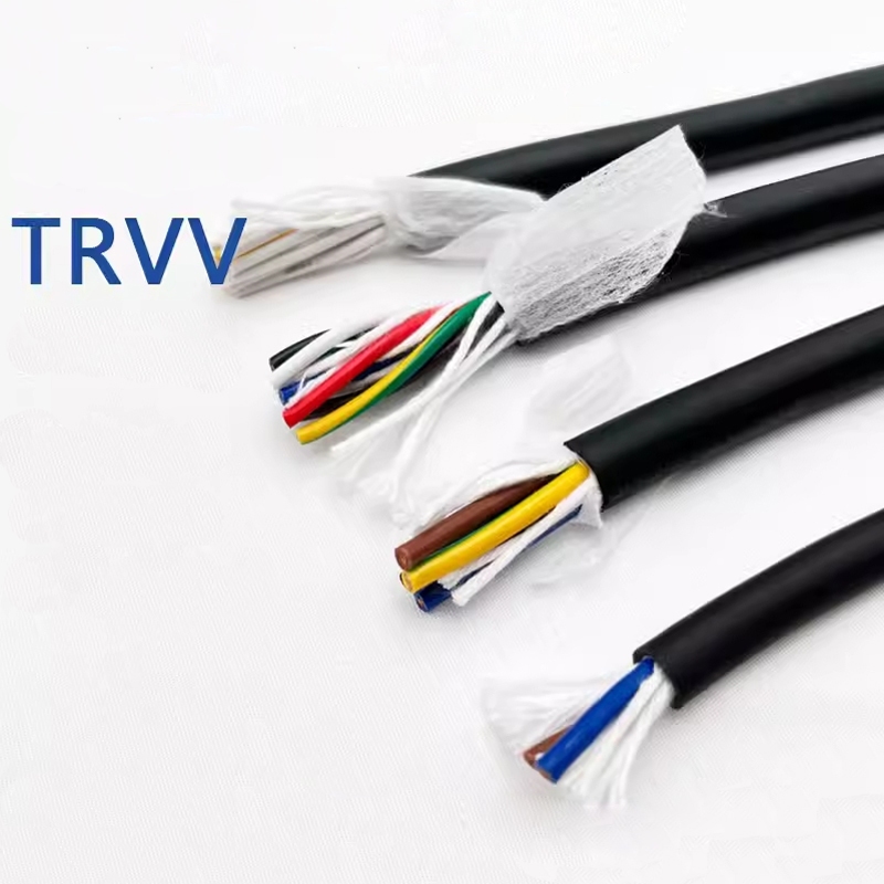 Trvv 高柔性拖鏈電纜 0.3/0.5/0.75mm2 信號線耐用彎曲、油冷電纜線 | 蝦皮購物