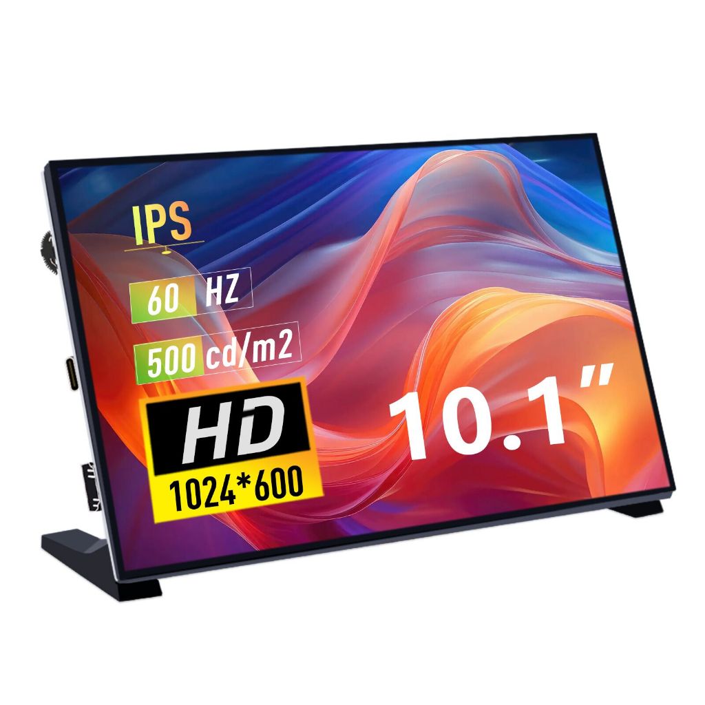 52pi 10.1 英寸 LCD 屏幕,適用於 Raspberry Pi,1024x600 IPS LCD 顯示屏,適用 | 蝦皮購物