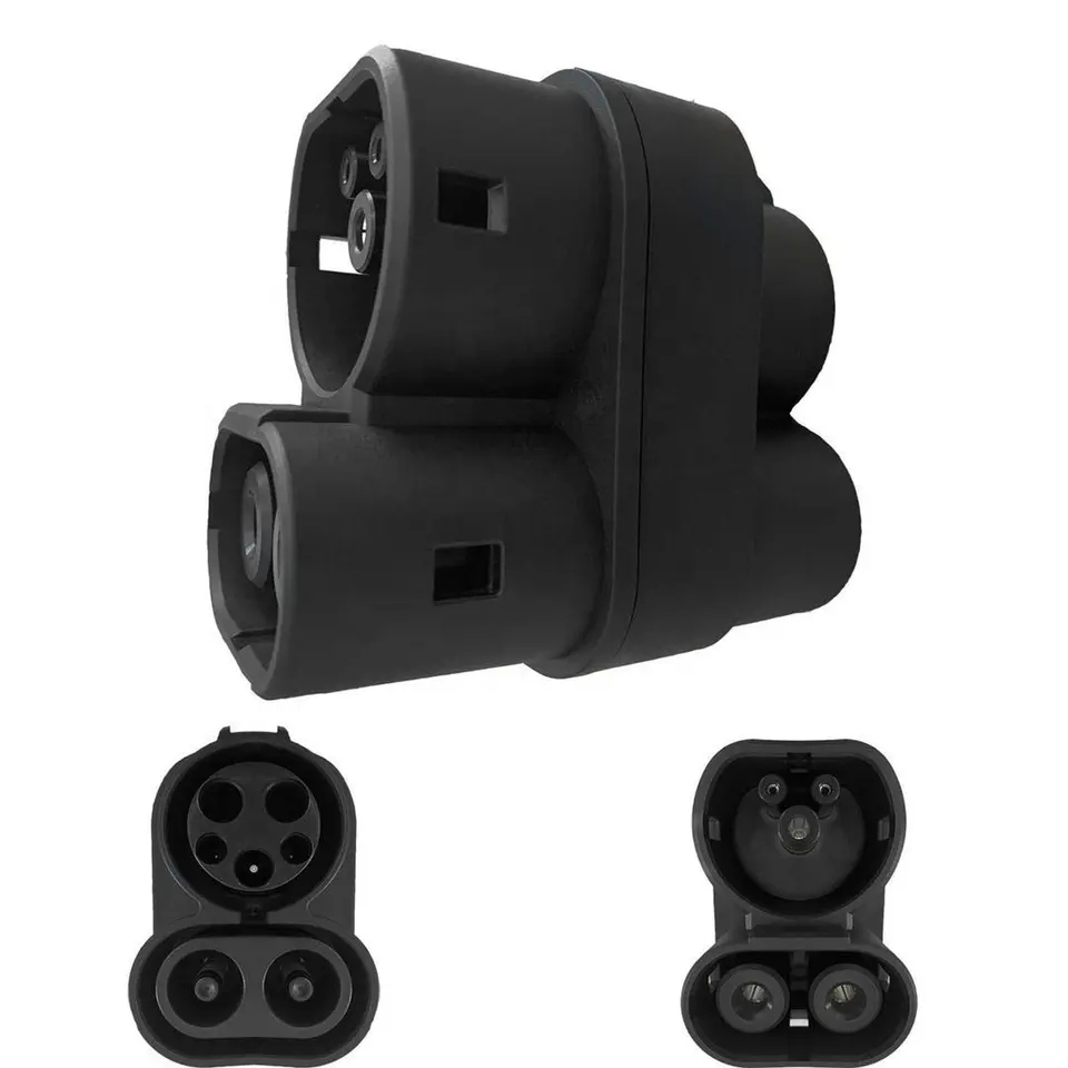 CCS2轉CCS1特斯拉超充轉接頭AC+DC一件式式交直流轉換頭Type2轉Type1(J1772) | 蝦皮購物
