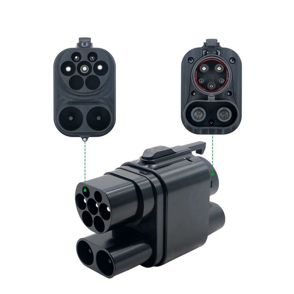 CCS2轉CCS1特斯拉超充轉接頭AC+DC一件式式交直流轉換頭Type2轉Type1(J1772) | 蝦皮購物