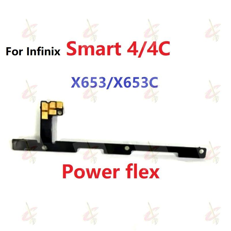 Infinix Smart 4 4C X653 X653C 電源開關音量按鈕柔性 | 蝦皮購物