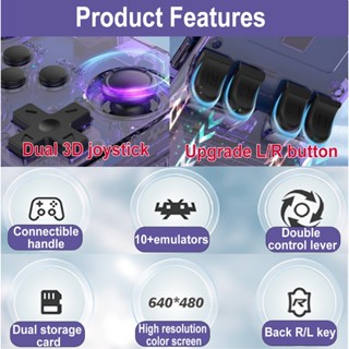 [2024]RG36S遊戲機大蒜 Linux雙系統開源掌機3.5英寸IPS高清屏經典懷舊復古頻道遊戲機新遊戲機便攜式開源 | 蝦皮購物