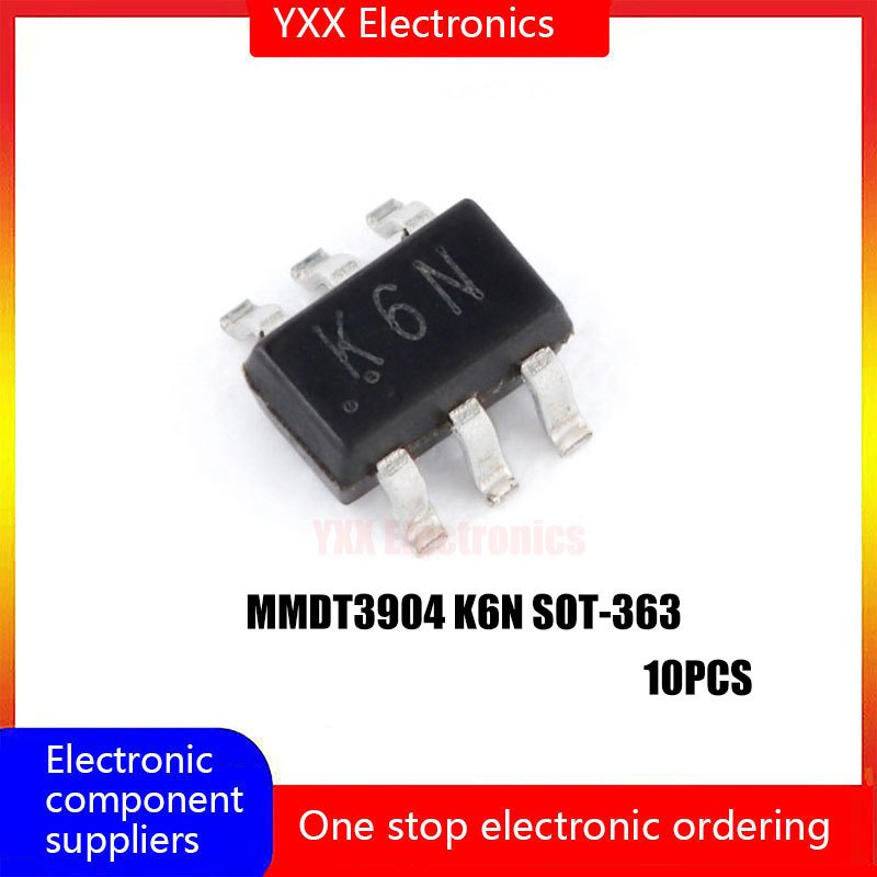 10 MMDT3904 K6N SOT-363 40V 200mA 雙 NPN 晶體管晶體管 | 蝦皮購物