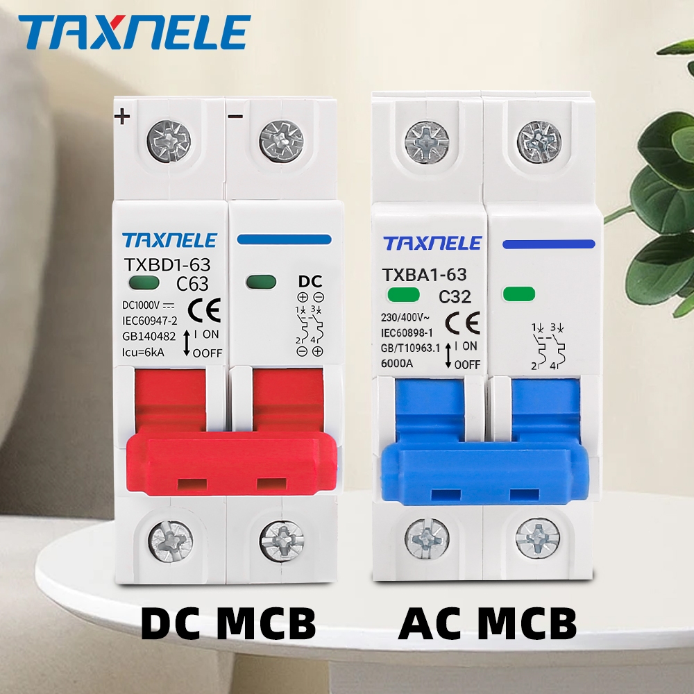 2p DC 1000V AC 400V 太陽能微型斷路器 10A 16A 32A 63A MCB 用於光伏光伏光伏系統 | 蝦皮購物