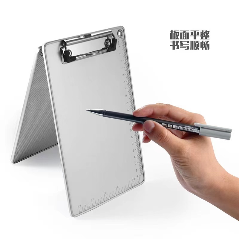 【Ang 24h出貨】便攜式金屬資料夾 A4/A5 鋁合金書寫夾板防滑文件硬紙板紙架金屬板夾辦公室學校文具用品 | 蝦皮購物
