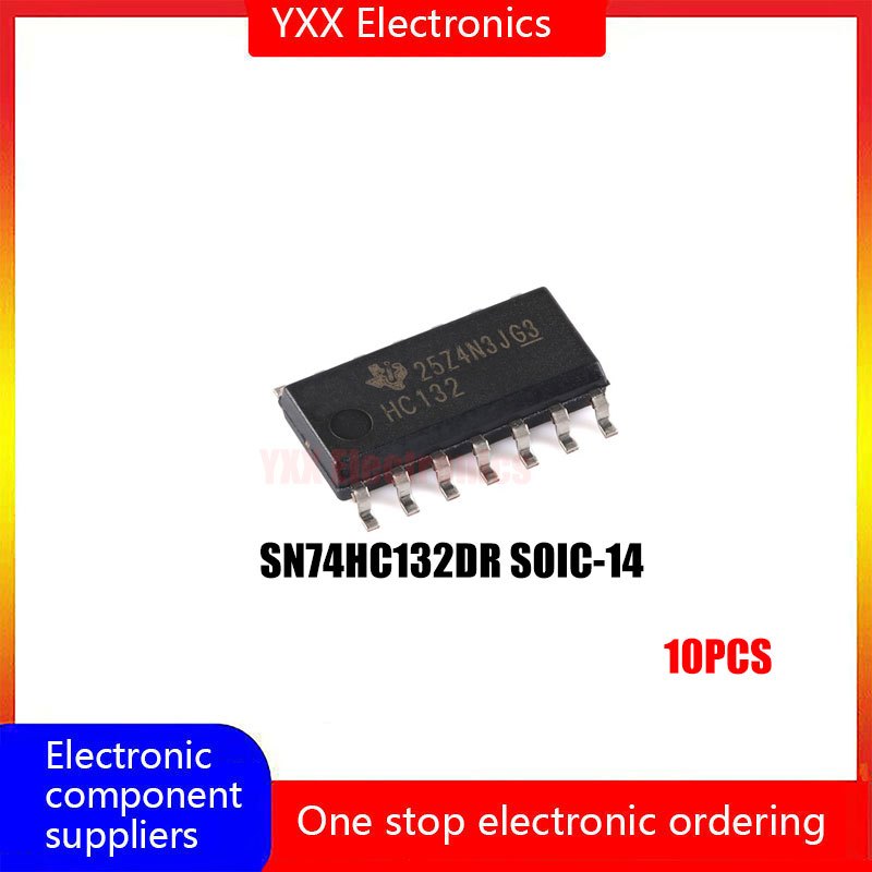 10個原裝正品sn74hc132dr SOIC-14四路正NAND門芯片、電子元件、IC芯片 | 蝦皮購物