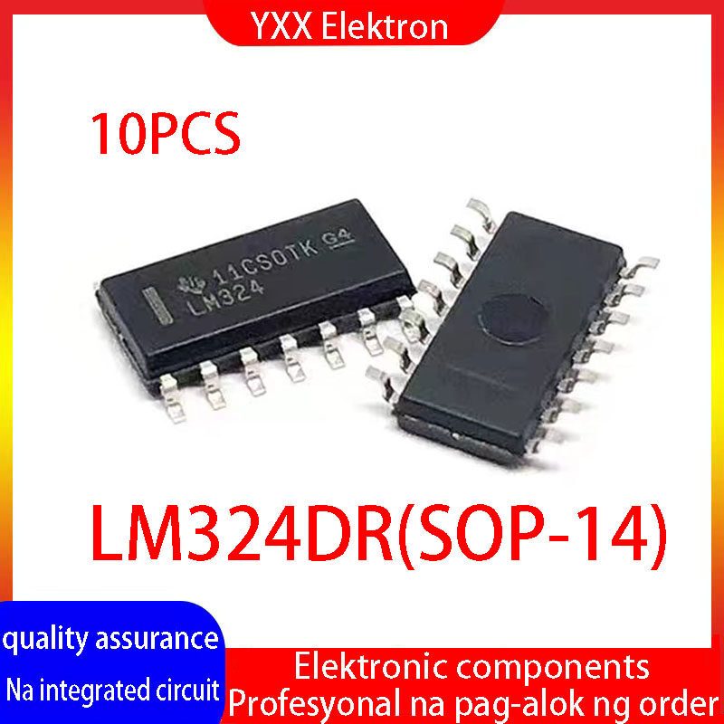 10pcs 全新原裝LM324DR LM324 四通道運算放大器集成電路芯片SMT SOP-14 | 蝦皮購物