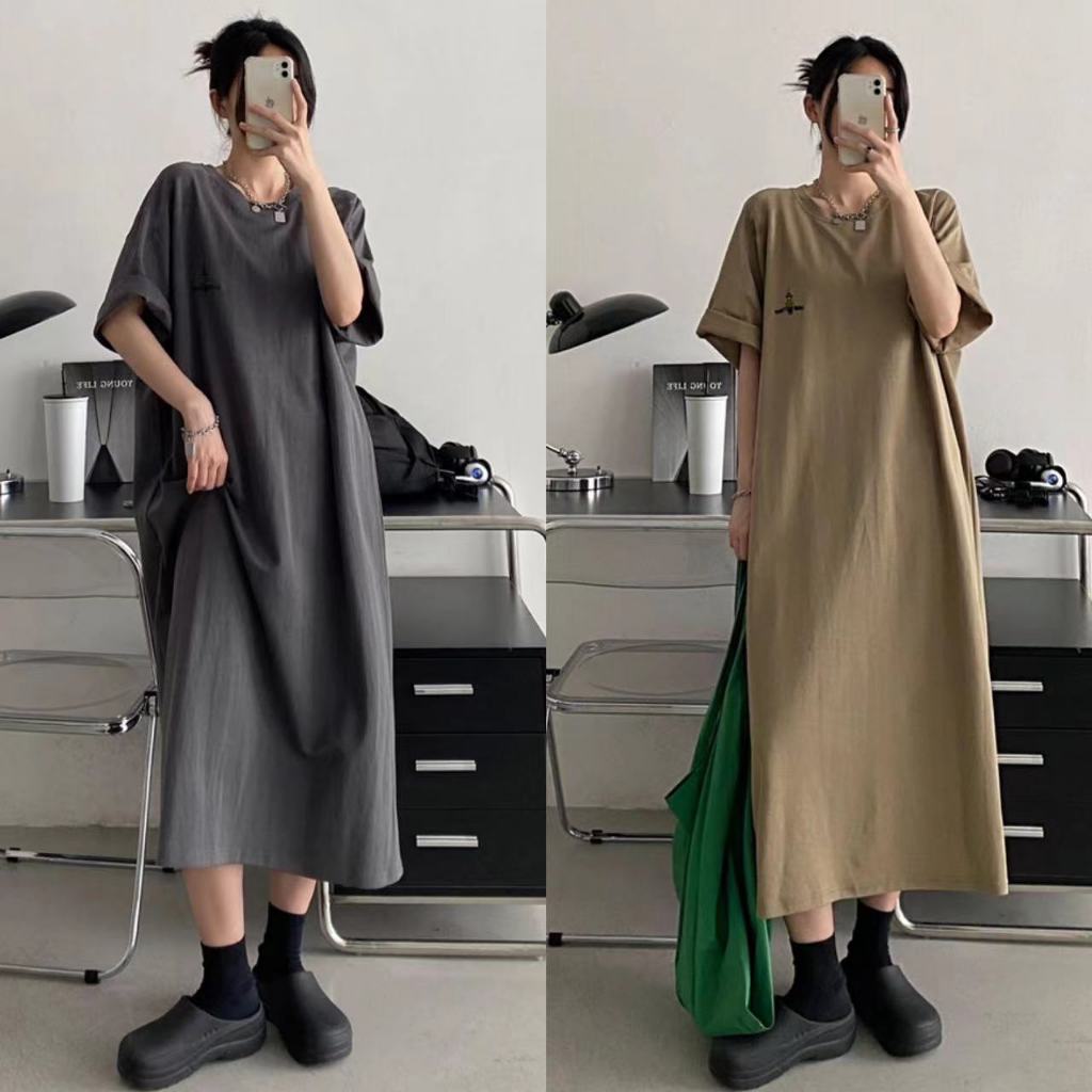 短睡衣 睡衣裙 4XL T恤裙 ins風 洋裝 寬鬆睡衣 可愛睡衣 女生家居服 ins風 居家服 連身睡衣 居家睡衣 | 蝦皮購物