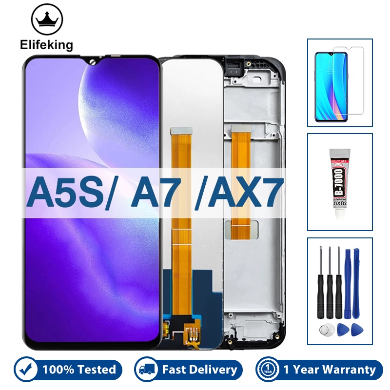 6.2" LCD 適用於 OPPO A5S AX5s A7 AX7 顯示屏觸摸數字化儀屏幕 CPH1909 CPH192 | 蝦皮購物