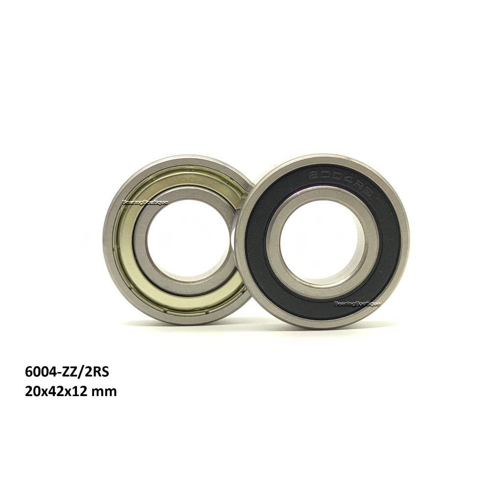 6004 zz 6004 2rs, 20x42x12 mm, 6004zz 60042rs 軸承, 優質軸承鋼,雙密封, | 蝦皮購物