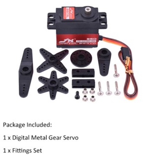 Jx PDI 6221MG 20KG 4.8V-6V 扭矩 360° 數字伺服 1/10 1/8 遙控車船 JX PDI | 蝦皮購物