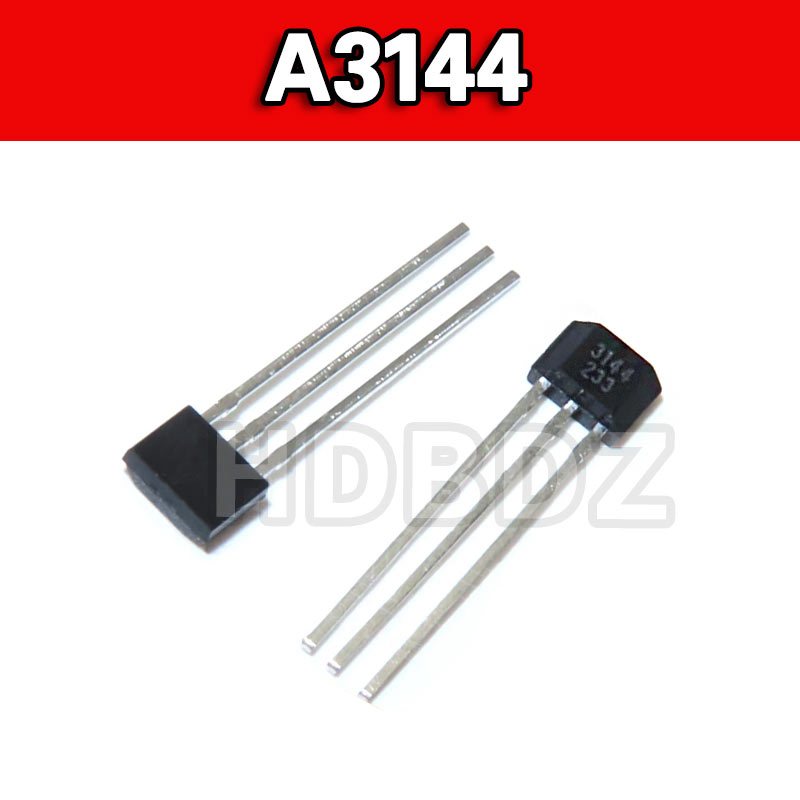 50pcs A3144 3144 霍爾傳感器 無刷電機 電摩電機 TO-92 IC | 蝦皮購物