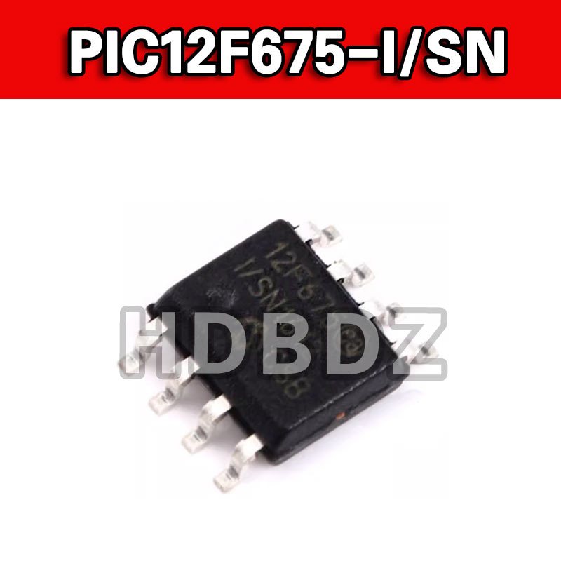 PIC12F675-I/SN 12F675 SOP8 PIC IC SMD 8BIT 閃存微控制器芯片 | 蝦皮購物