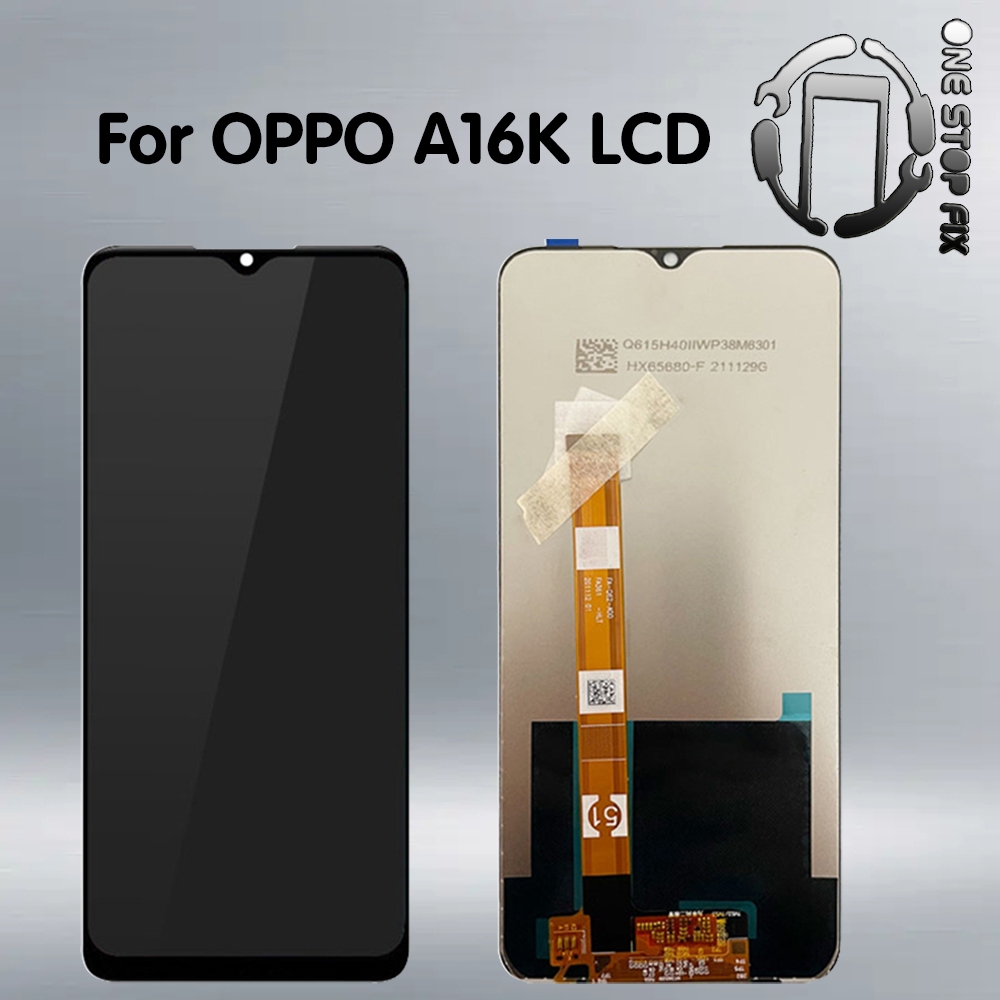 適用於 OPPO A16K CPH2269 CPH2271 液晶顯示屏觸摸屏數字化儀總成更換維修零件 | 蝦皮購物