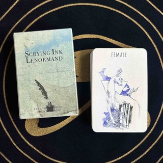 「寶時玄境」水墨雷諾曼 水墨利諾曼 Scrying Ink Lenormand deck 英文訂製桌遊牌卡 | 蝦皮購物