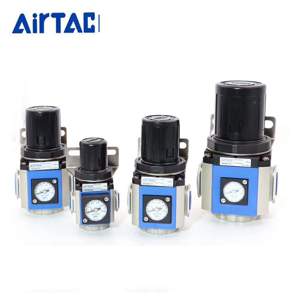 AirTac 氣動減壓閥 調壓閥 GR200-08/06 GR300-08/10/15 GR400-15/10 G | 蝦皮購物