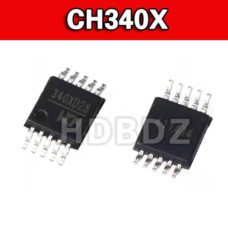 CH340X WCH SMD MSOP-10 USB轉串口芯片 IC | 蝦皮購物
