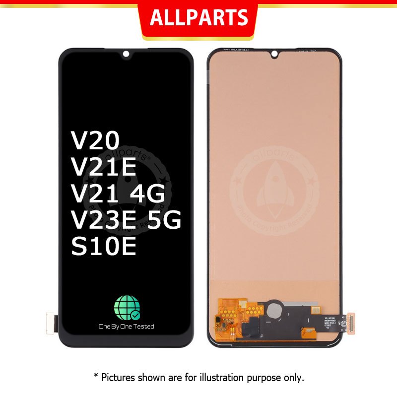 Allparts 顯示器適用於 VIVO V20 / V21E / V21 4G (V2108) LCD 觸摸屏數字化儀 | 蝦皮購物