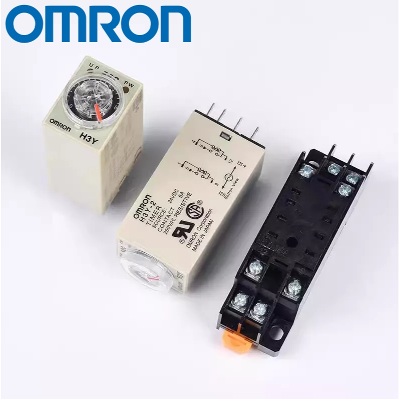 Omron 時間繼電器 H3Y-2 H3Y-4 AC110V AC220V DC12V DC24V | 蝦皮購物