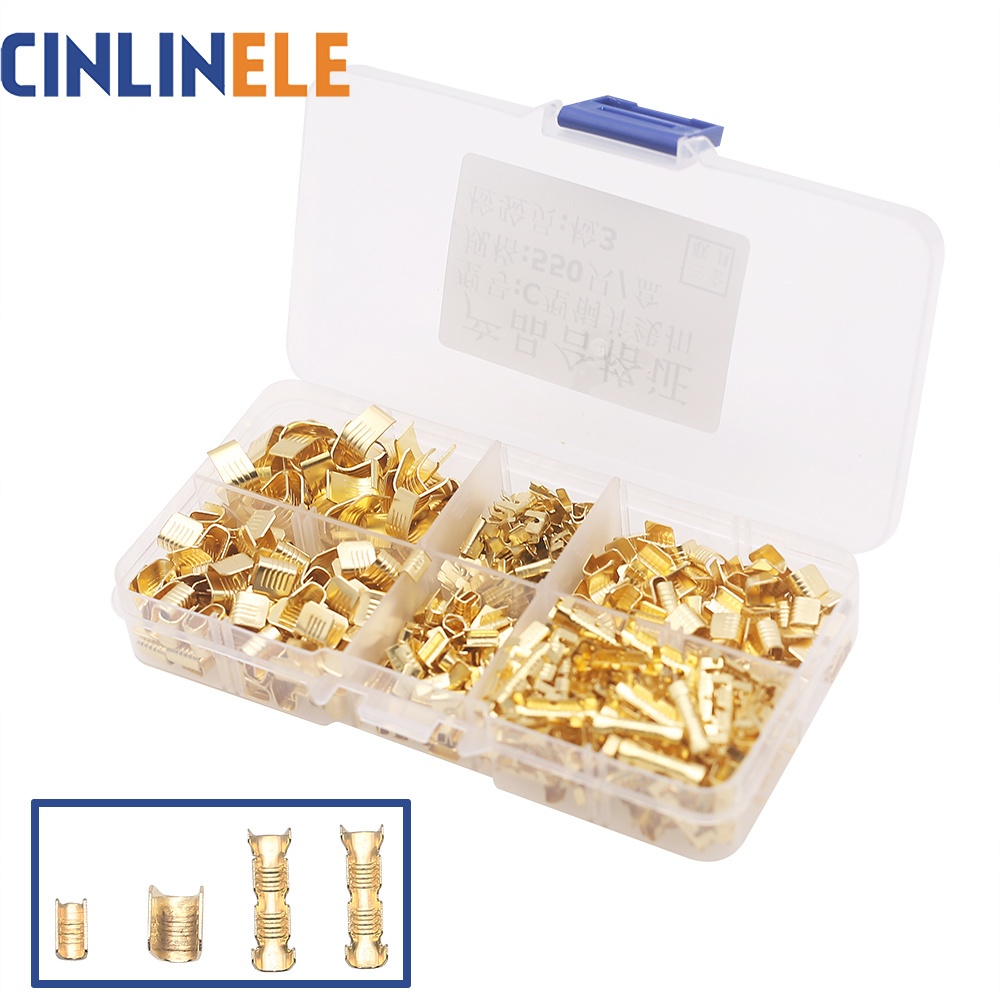 550只/套 開口铜扣端子 接线并线端子連接器 454A 454B 454C 454L 459 459D | 蝦皮購物