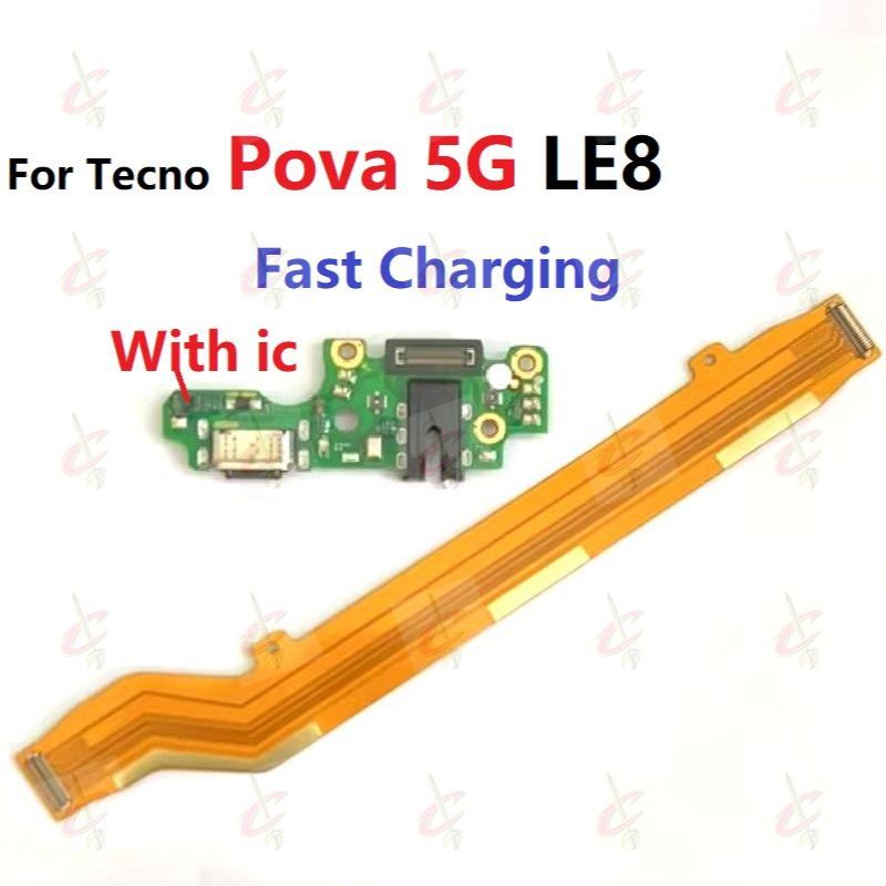 Tecno Pova 5G 主板 flex LE8 快速充電板 | 蝦皮購物