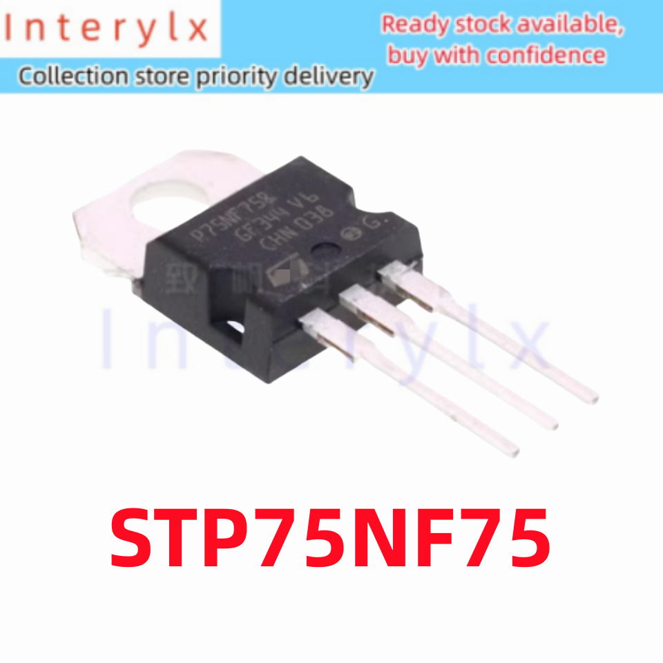 1Pcs/Lot STP75NF75 P75NF75 TO-220 場效應管 電動機控制器直插 | 蝦皮購物
