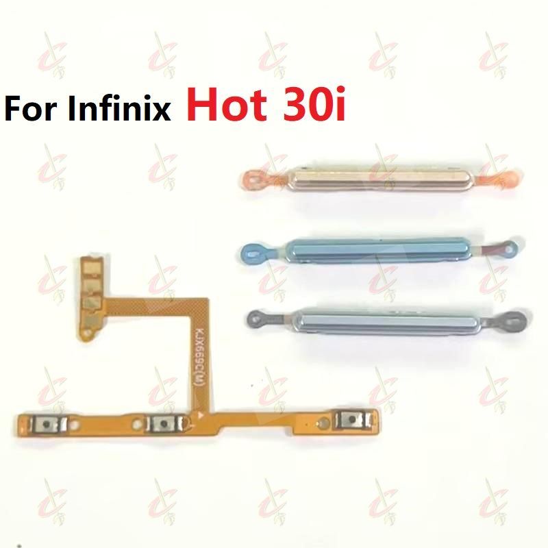 Infinix Hot 30i NFC X669 X669C X669D 電源開關音量按鈕柔性 | 蝦皮購物