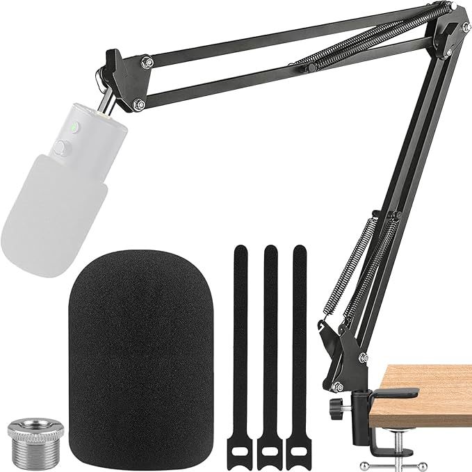 Razer Seiren x Boom Arm Mic Boom Arm Stand 適用於 Razer Mic,帶泡沫 | 蝦皮購物