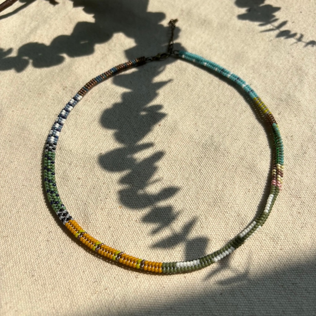 zi2.rennt串珠「The seed and the Sower」手作項鍊 串珠項鍊 米珠項鍊 手工編織項鍊 | 蝦皮購物