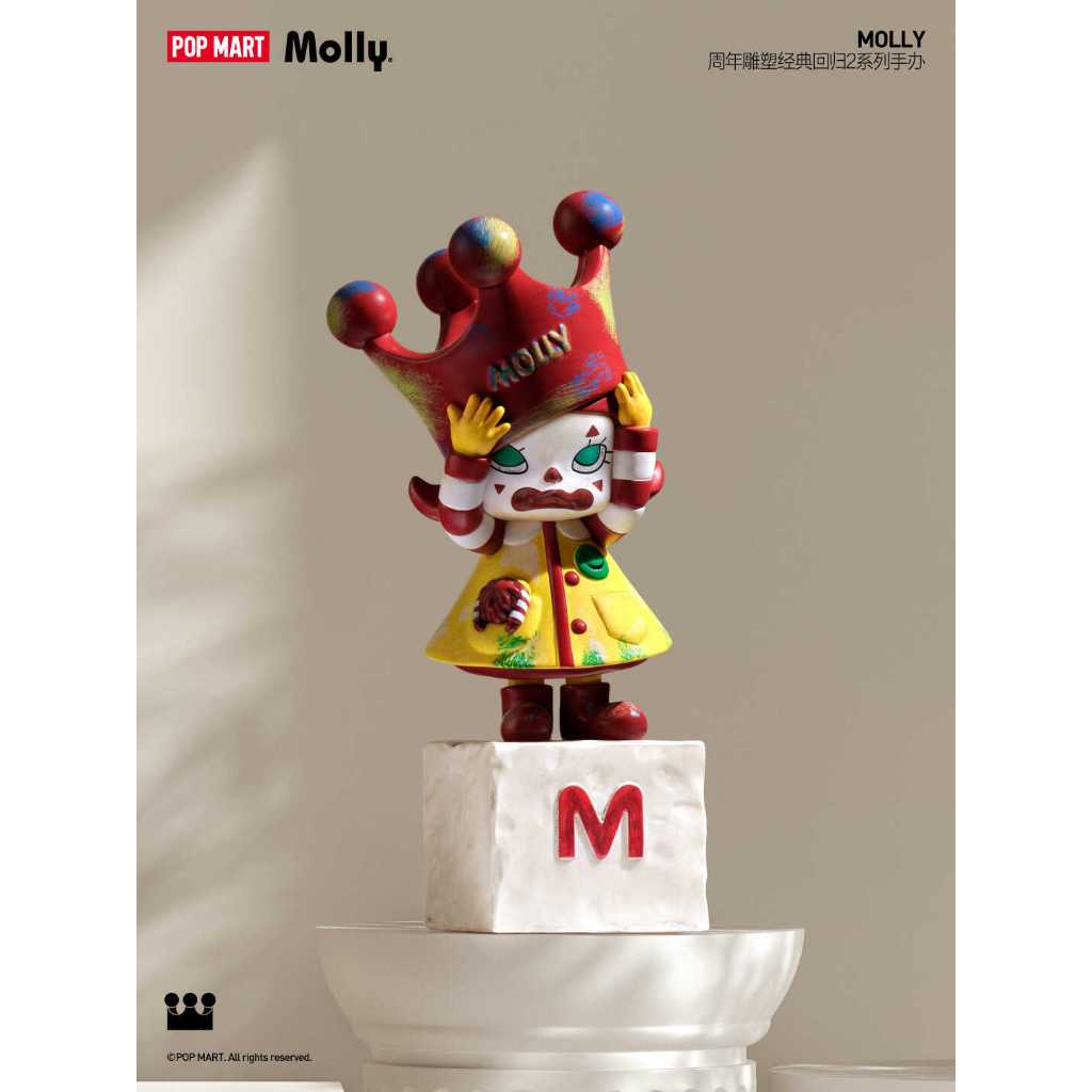 MOLLY雕塑2代經典迴歸系列盲盒手辦 POPMART泡泡瑪特潮流玩具擺件 | 蝦皮購物