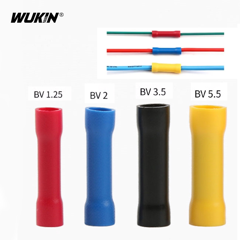 直連接器對接電線端子接頭壓接pvc絕緣銅管冷壓電纜連接bv1.25 BV2 BV3.5 BV5.5 | 蝦皮購物