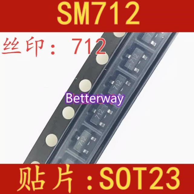 10 個 SM712。Tct CDSOT23-SM712 SOT23 712 全新 | 蝦皮購物