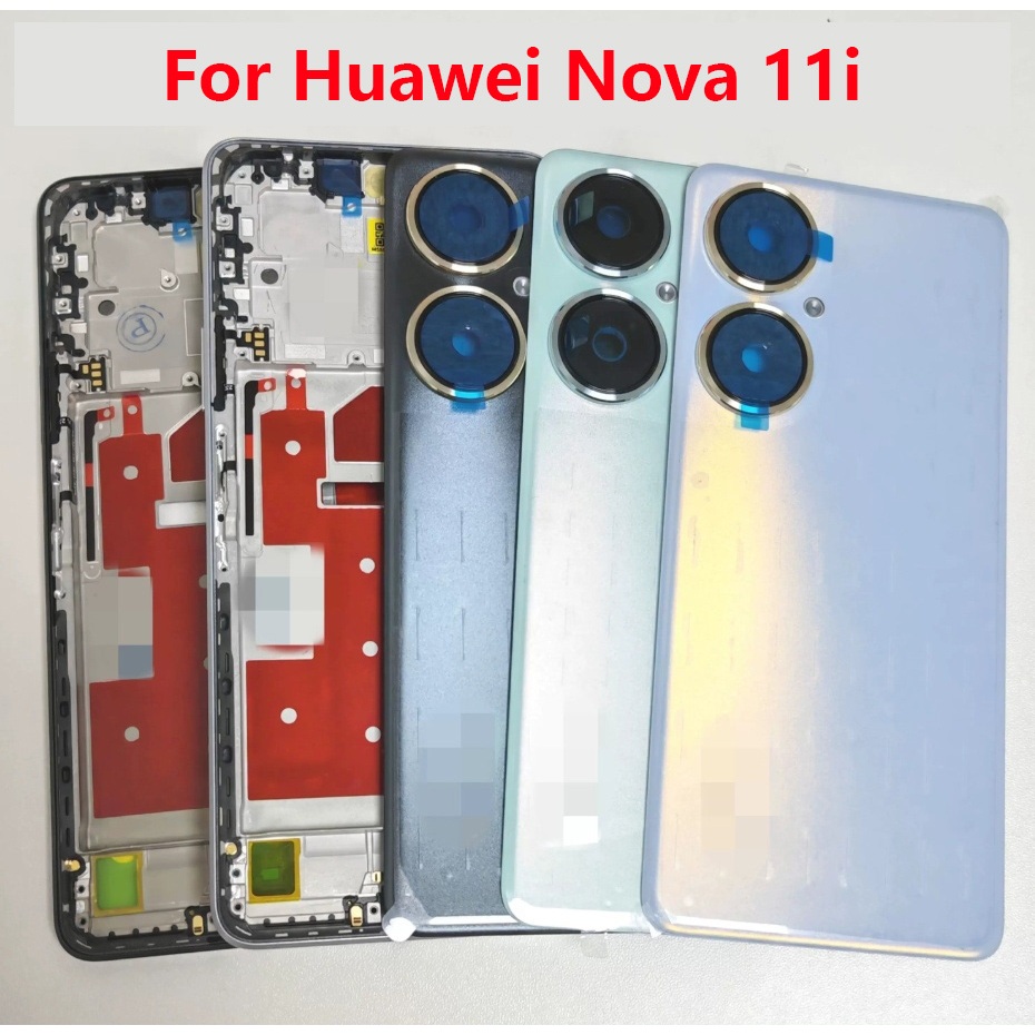 適用於華為 Nova 11i MAO-LX9 MAO-LX9N 暢享 60 Pro 電池蓋中框後門殼外殼前框外殼擋板維修 | 蝦皮購物