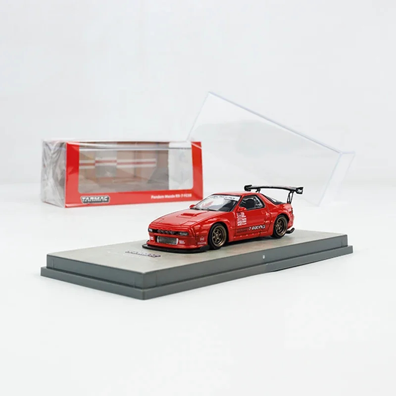 Tarmac Works 1:64 玩具模型車 Pandem Mazda RX-7 FC3S 合金壓鑄跑車-紅色 | 蝦皮購物