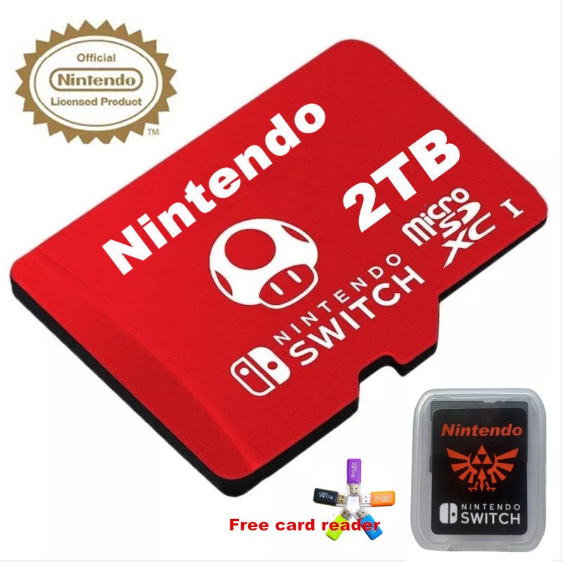 適用於 NINTENDO Switch 智能手機相機 MP4 遊戲的全新 2TB 超級任天堂存儲卡 | 蝦皮購物