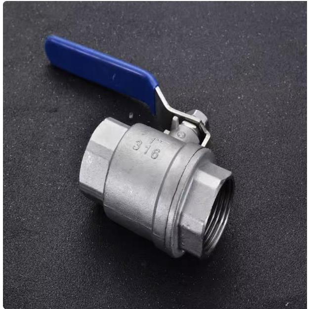 316/316L不鏽鋼球閥內螺紋兩片式耐高溫高壓全通徑閥門DN15 20 25 | 蝦皮購物