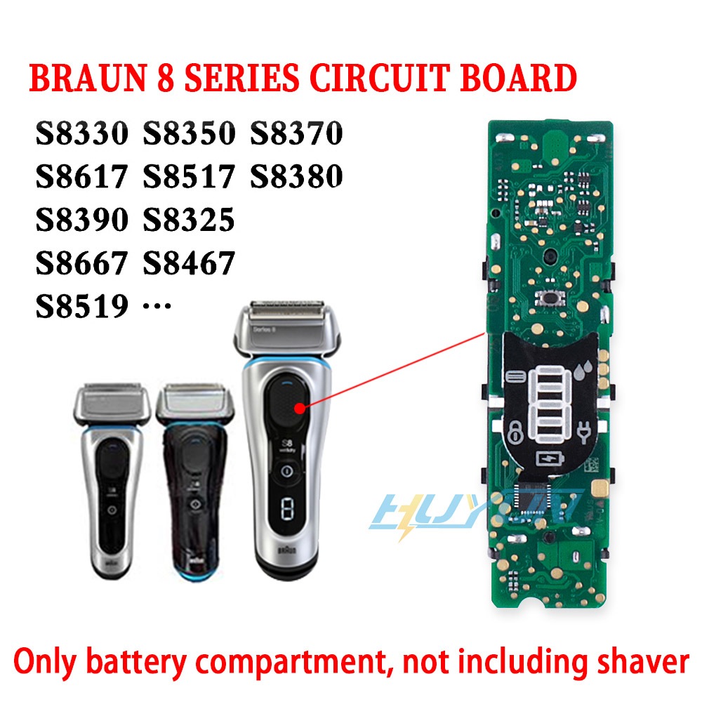 Braun S8 PCB電池主板適用於8系列PRO S8330 8350 8370 8617 8517 8380 | 蝦皮購物
