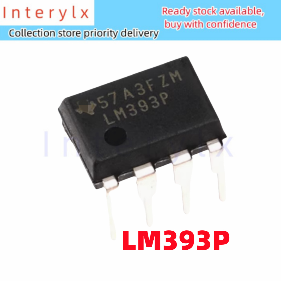 1Pcs/Lot 原裝正品 直插 LM393P LM393 DIP-8 雙通道比較器IC芯片 | 蝦皮購物